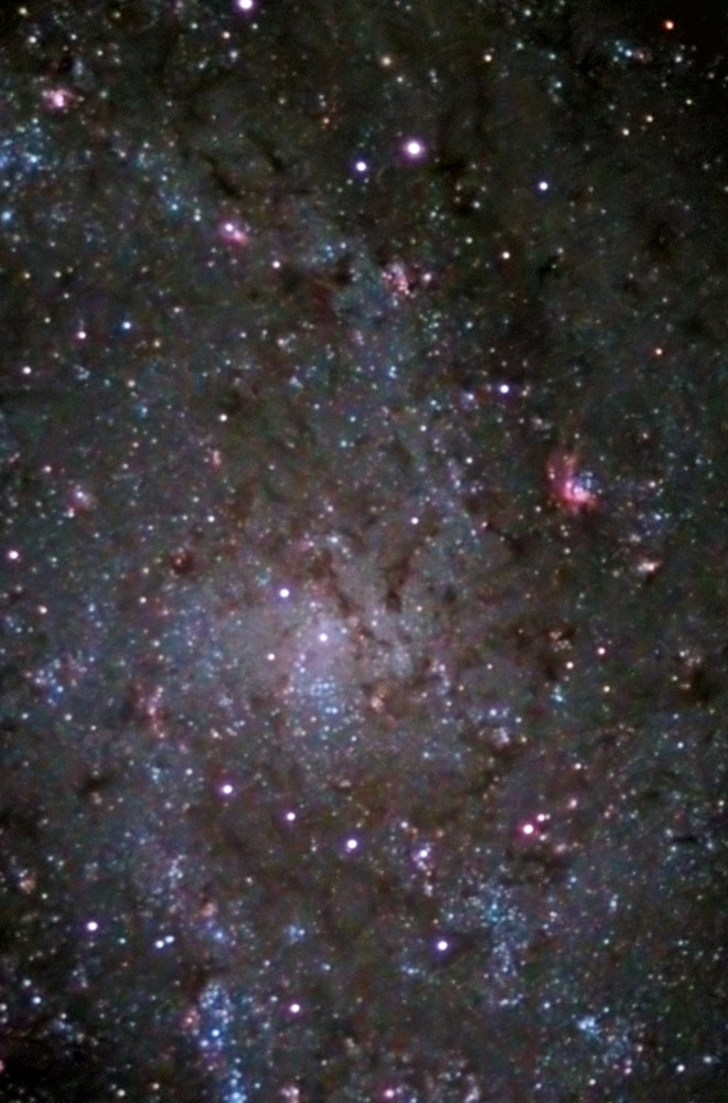 Center of M33 | Niels V. Christensen - Sky & Telescope