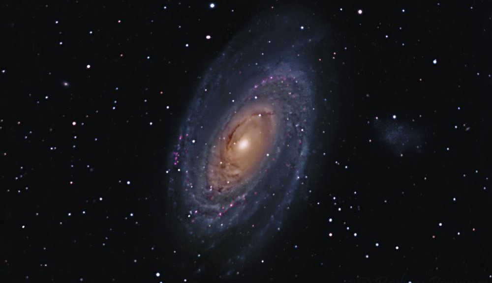 M81 and Holmberg IX | Rod Pommier - Sky & Telescope