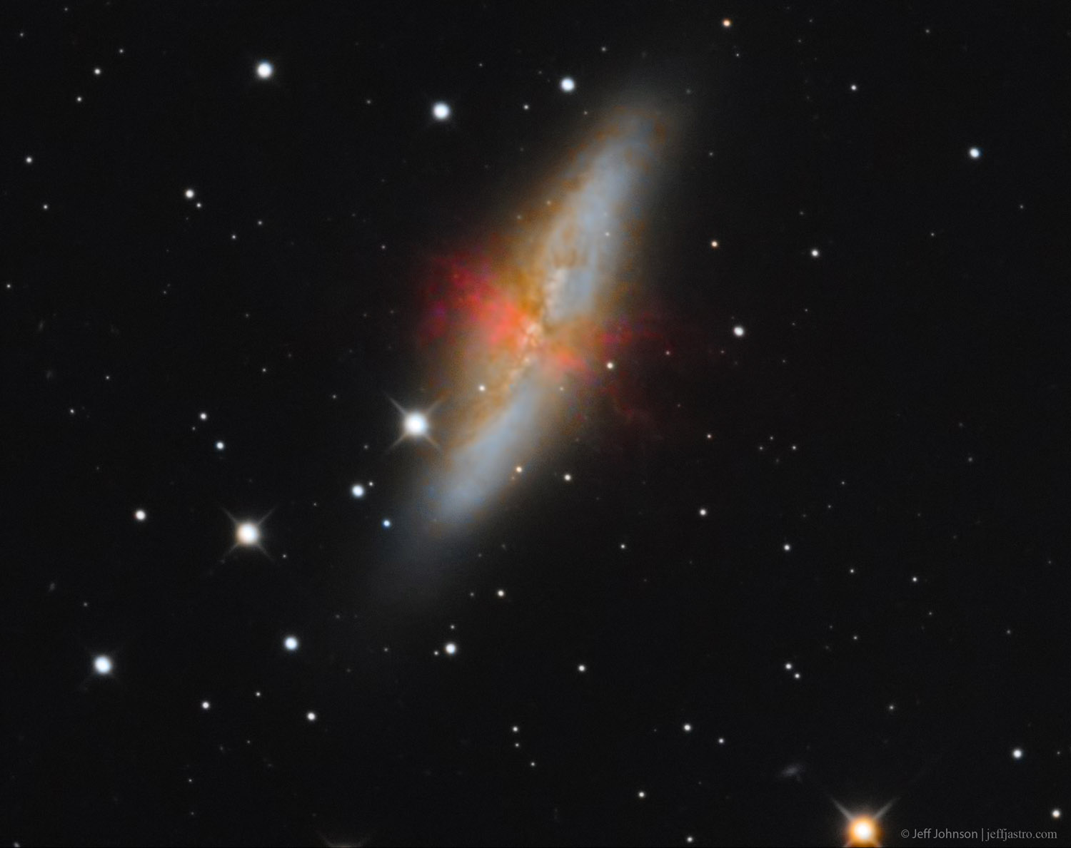 M82 - Cigar Galaxy (a starburst galaxy) - Sky & Telescope