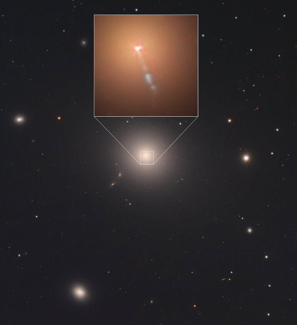 M 87 - Supermassive Black Hole relativistic jet - Sky & Telescope