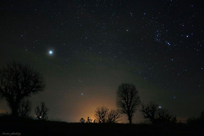 Jupiter with Orion in the night. | anvar ghadery - Sky & Telescope ...