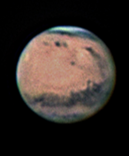 Mars 180 longitude | Dave Frost - Sky & Telescope