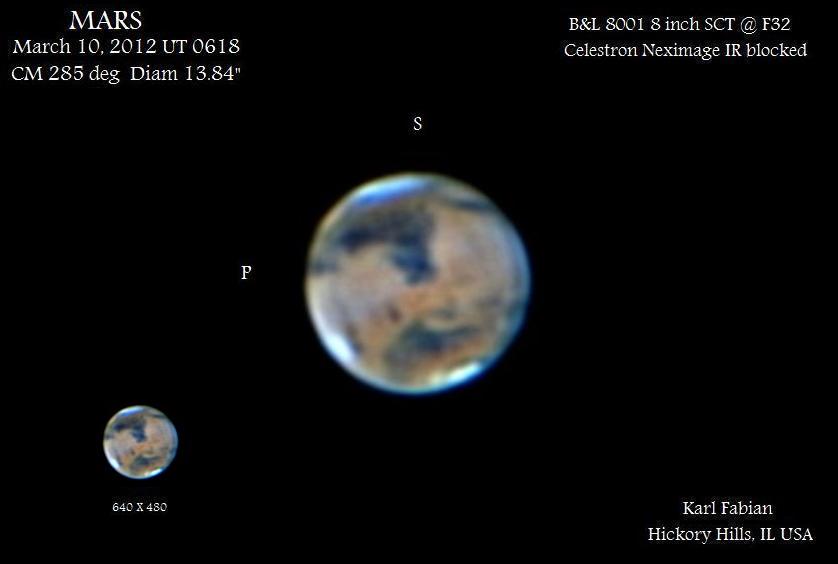 Mars 2012 | Karl Fabian - Sky & Telescope