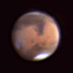Mars at Vastitas Borealis | Peter Nerbun - Sky & Telescope