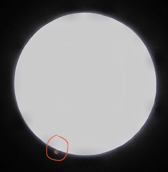 Moon Mars Occultation Start - Sky & Telescope