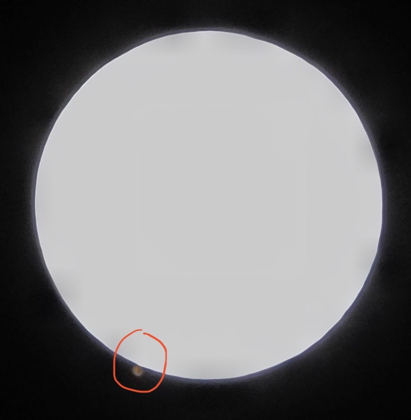 Moon Mars Occultation Start - Sky & Telescope