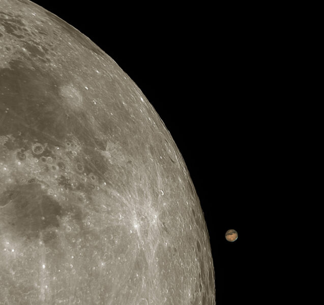 Lunar Occultation Of Mars Sky And Telescope