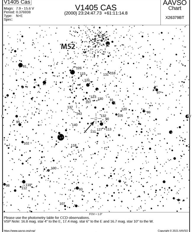 Bright Nova Erupts in Cassiopeia - Sky & Telescope