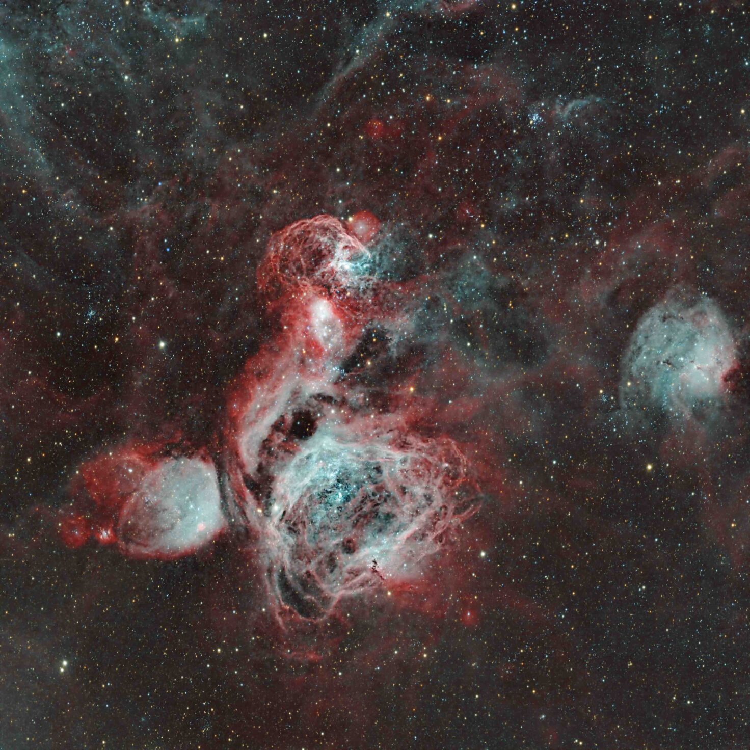 NGC 1974 and NGC 1955 - Sky & Telescope