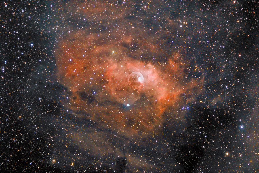NGC 7635 Bubble Nebula - Sky & Telescope