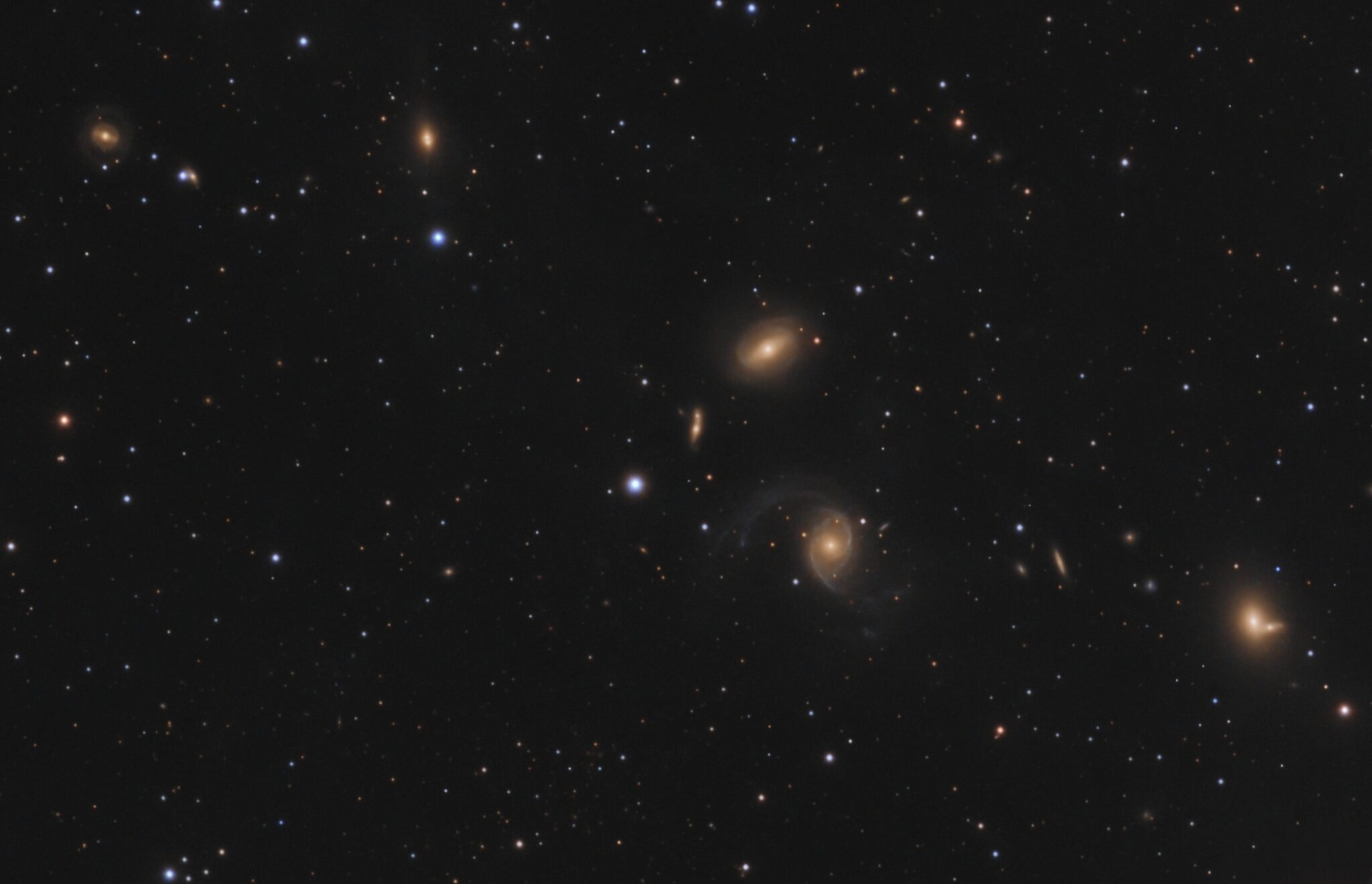 NGC 974 Galaxy Group in Triangulum - Sky & Telescope