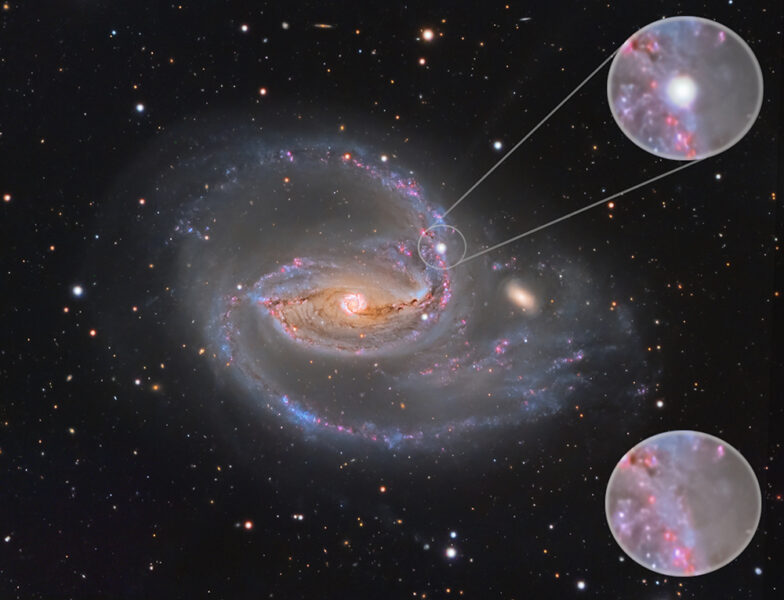 SuperNova in NGC 1097 - Sky & Telescope - Sky & Telescope