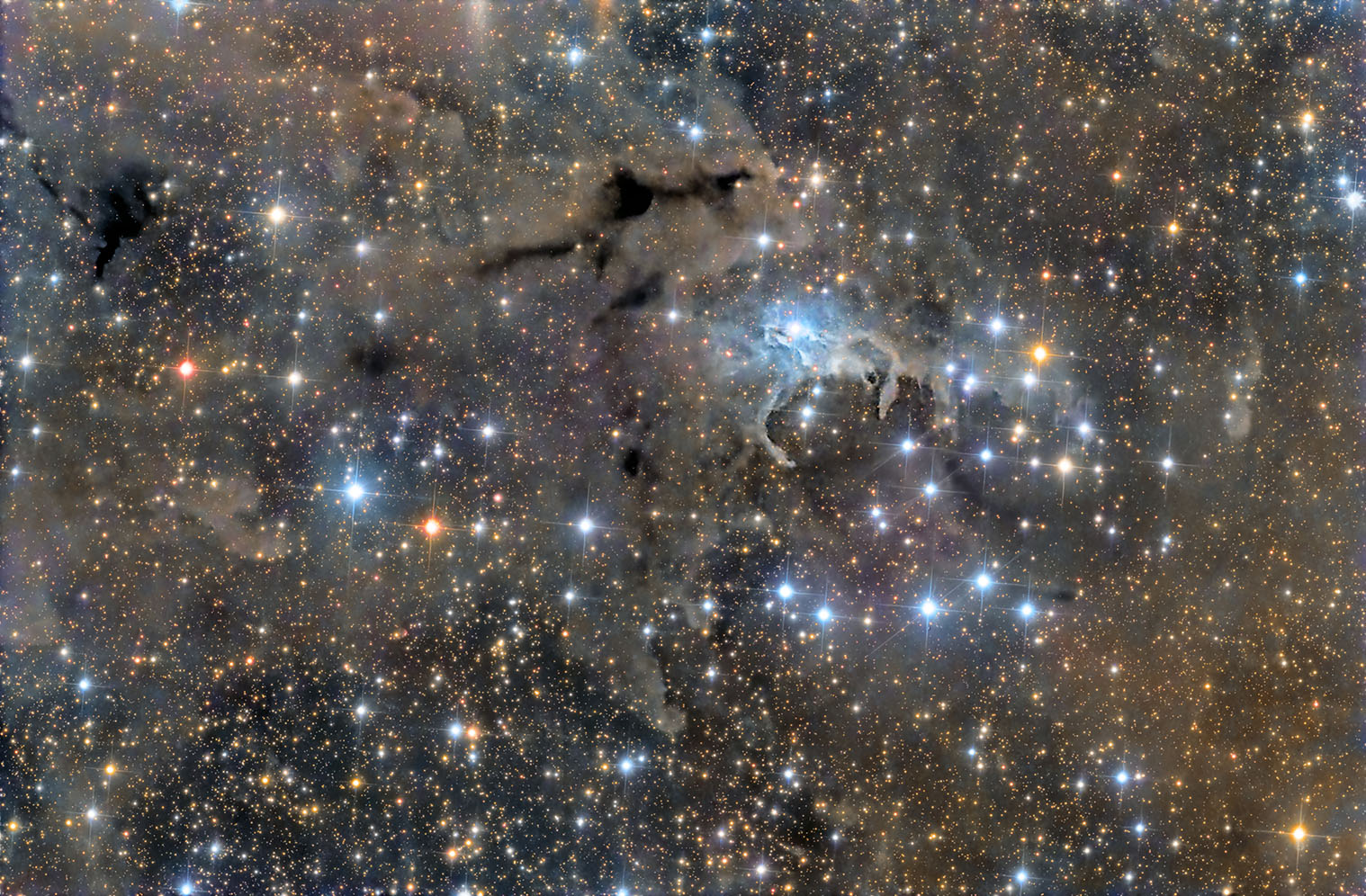 The Sailboat cluster (NGC225) and VdB4 - Sky & Telescope