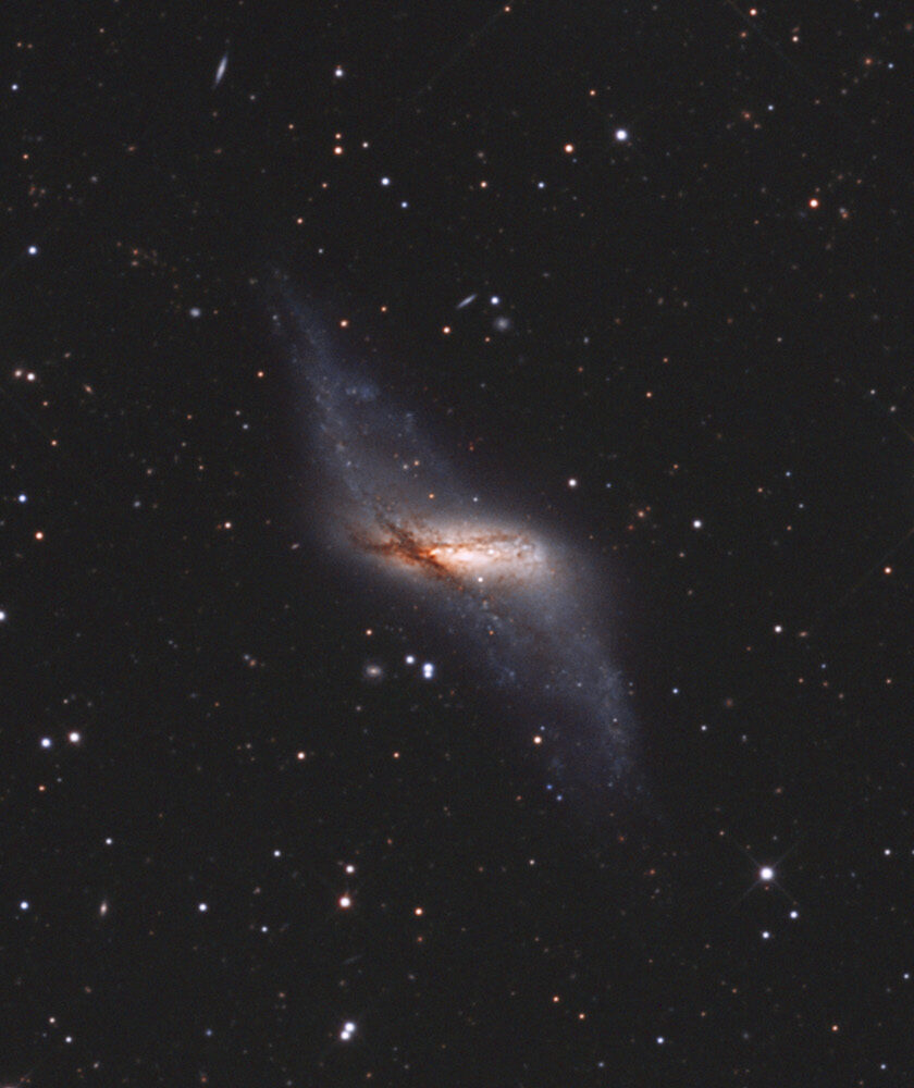 Polar Ring Galaxy NGC 660 - Sky & Telescope