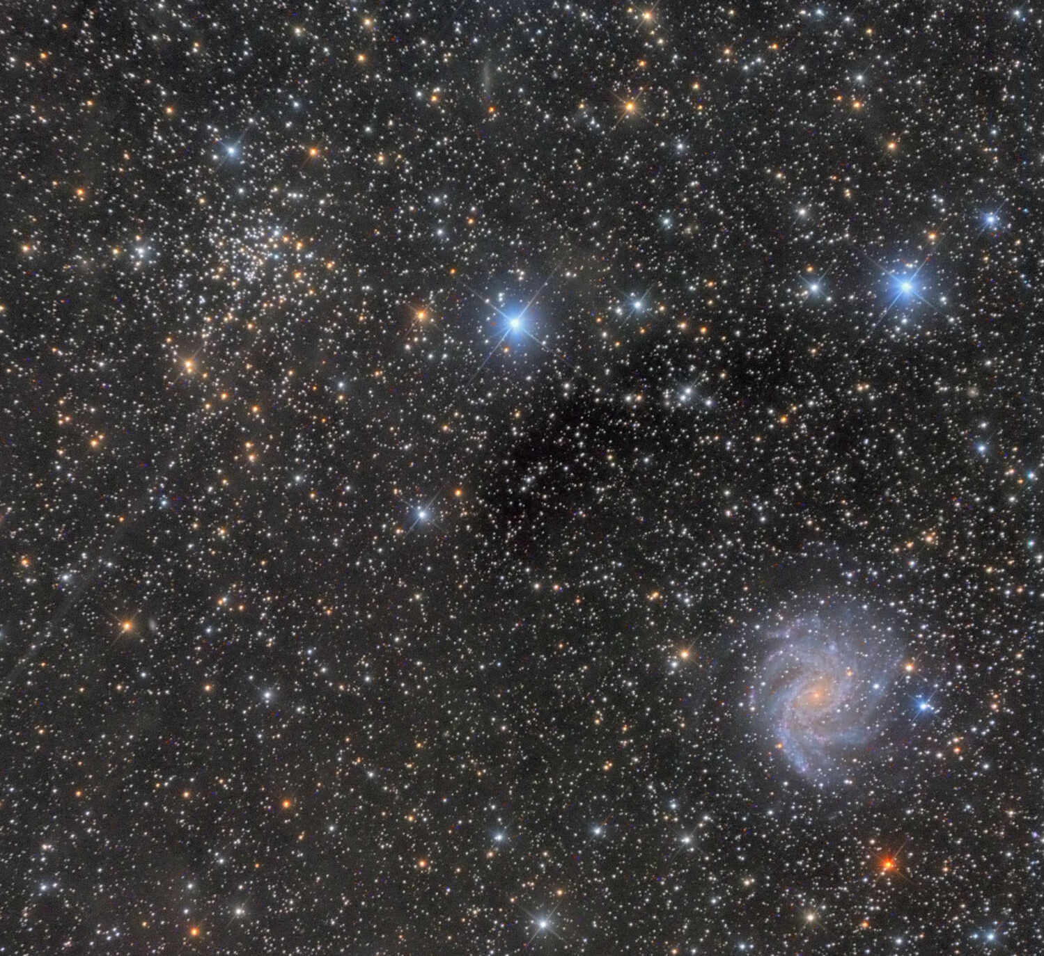 NGC 6946 and NGC 6939 - Sky & Telescope
