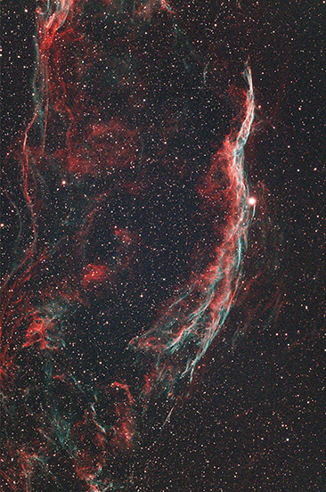 Western Veil Nebula NGC6960 - Sky & Telescope