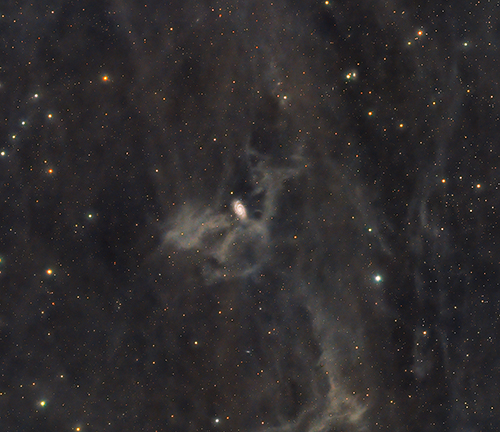 NGC 918 and Galactic Cirrus - Sky & Telescope