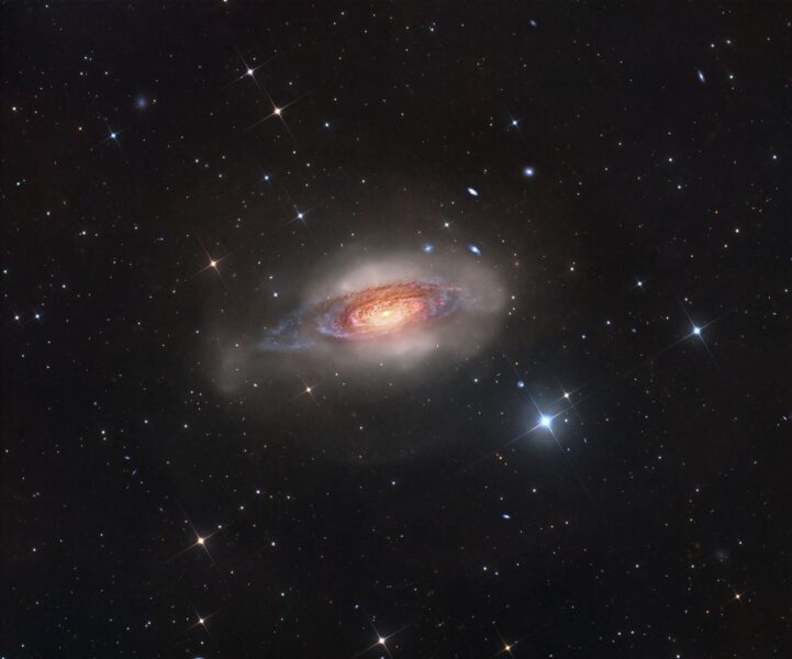 NGC 3521 Galaxy in a Bubble - Sky & Telescope