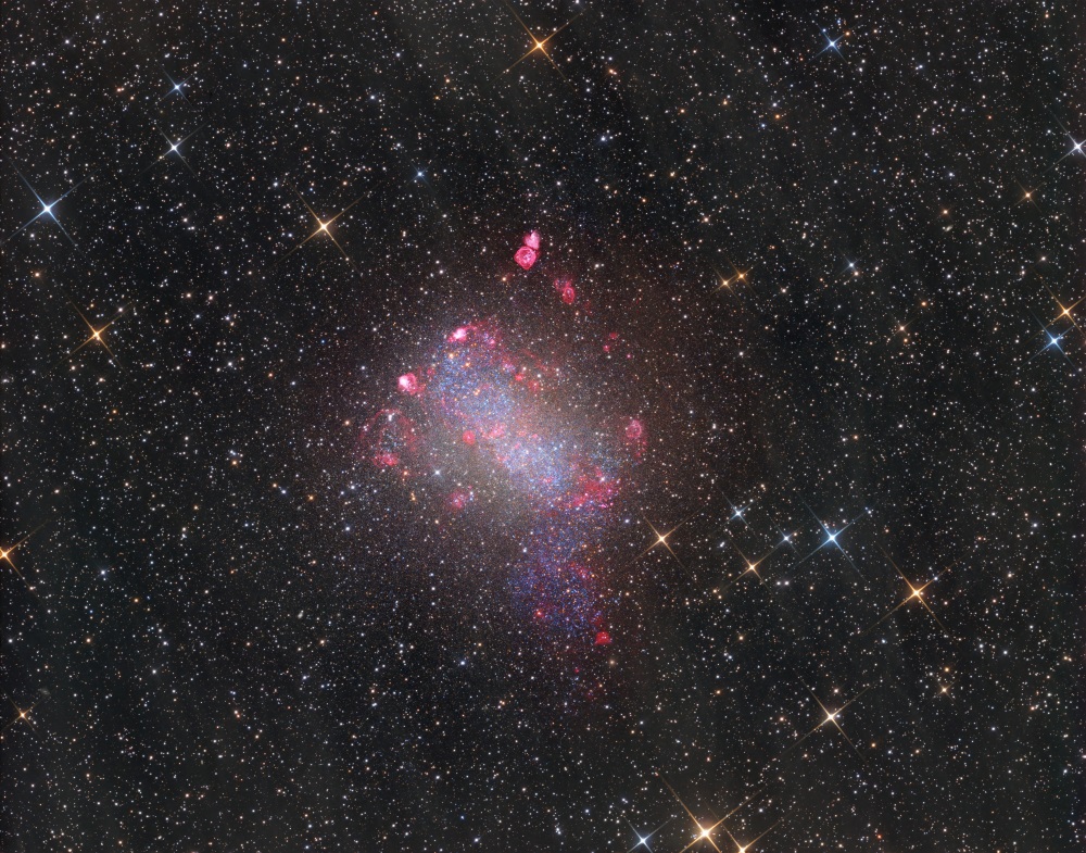 Barnard's Galaxy NGC 6822 - Sky & Telescope