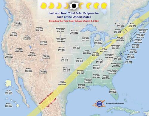 Where to See the Two Great North American Eclipses - Sky & Telescope