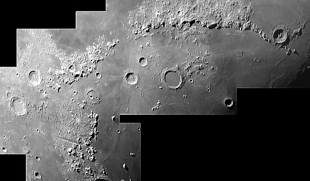 Imbrium Mountain Ranges | Odilon Simões Corrêa - Sky & Telescope