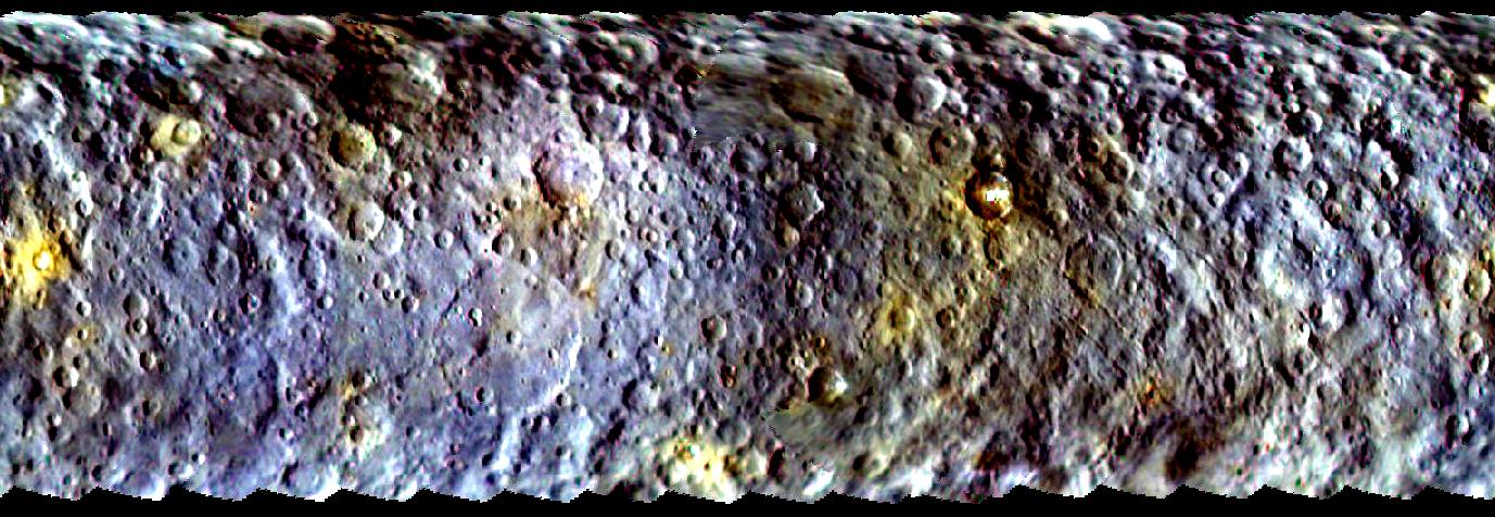 Dawn Maps Ceres in False Color - Sky & Telescope