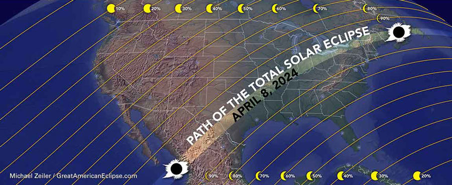 Two Years to the 2024 Total Solar Eclipse! - Sky & Telescope