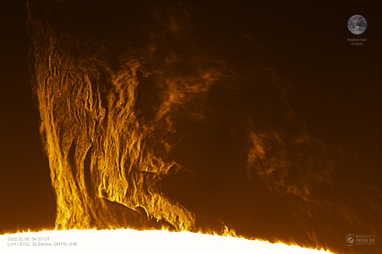 A Jupiter-Size Prominence - Sky & Telescope