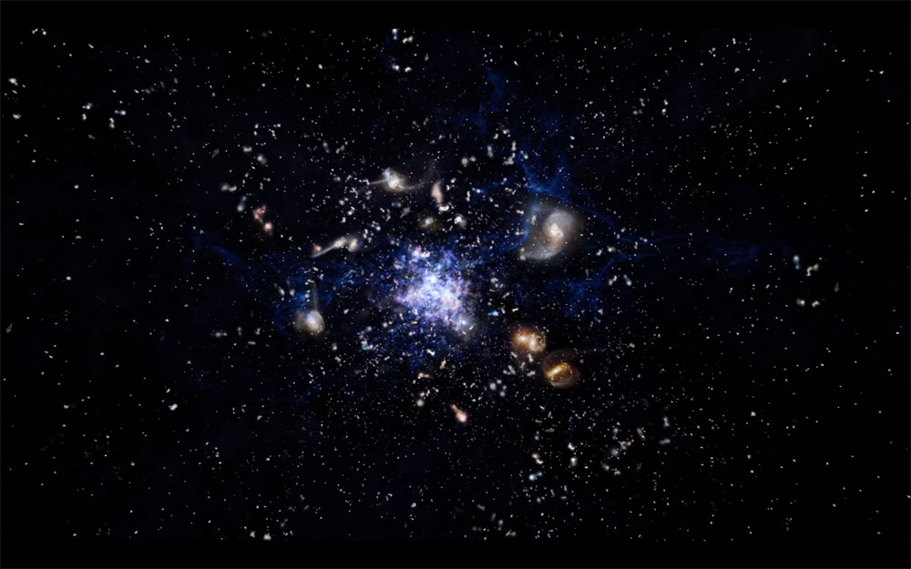 Astronomers Spot Galaxies Clustering in Early Universe - Sky & Telescope