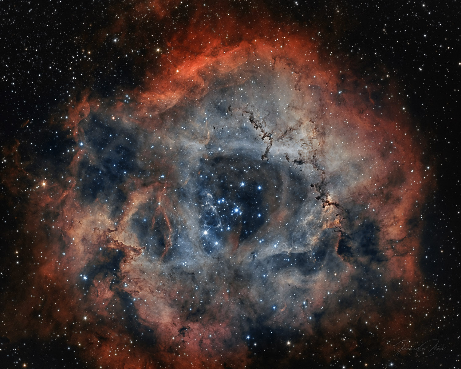 Rosette in HOO - Sky & Telescope