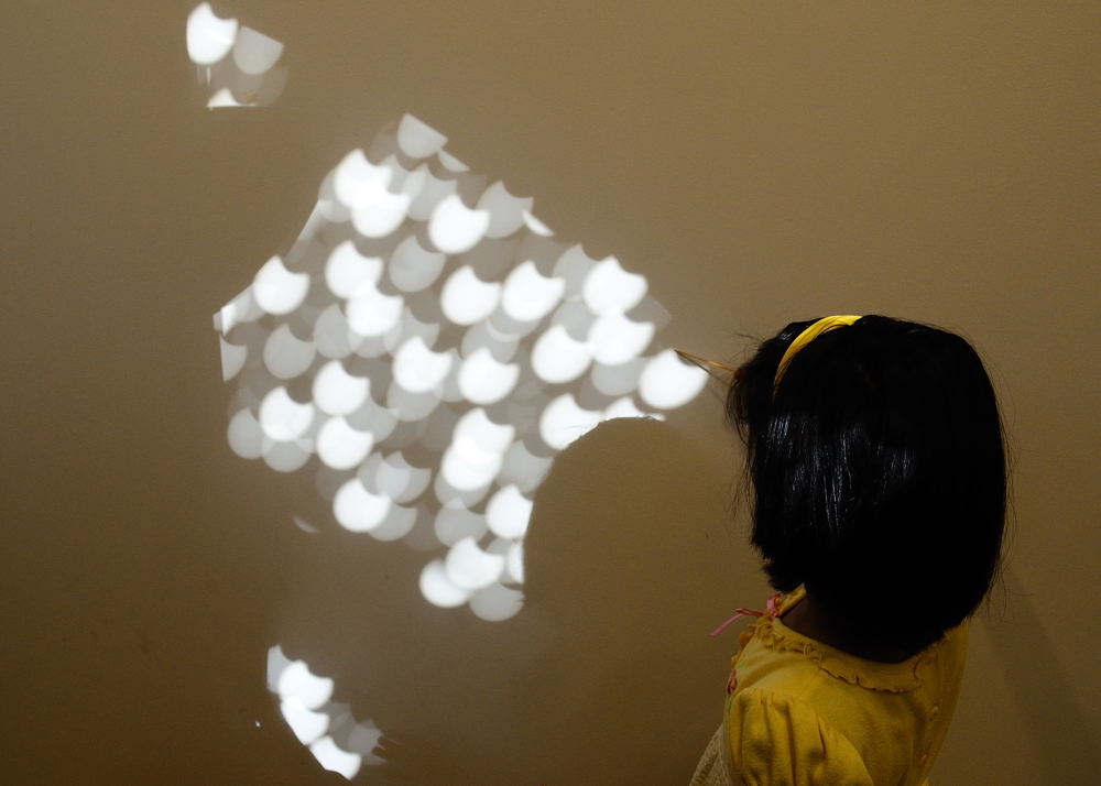 Eclipse girl. | Ken Perkins - Sky & Telescope - Sky & Telescope