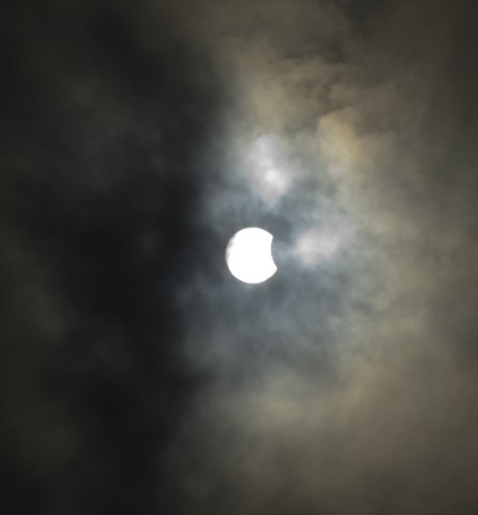 cloudy eclipse | Abhishek - Sky & Telescope - Sky & Telescope