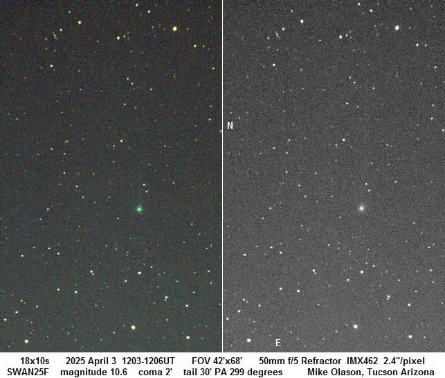Comet SWAN25F - Sky & Telescope