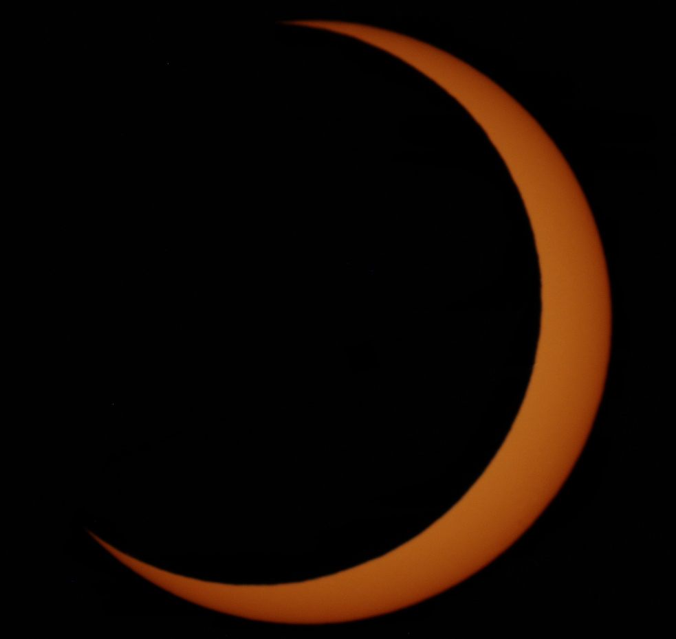 Crescent Sun | Josh Wilson - Sky & Telescope