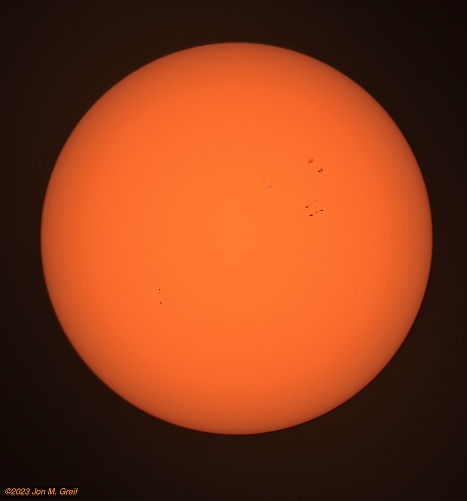 Lots Of Sunspot Activity Sky Telescope