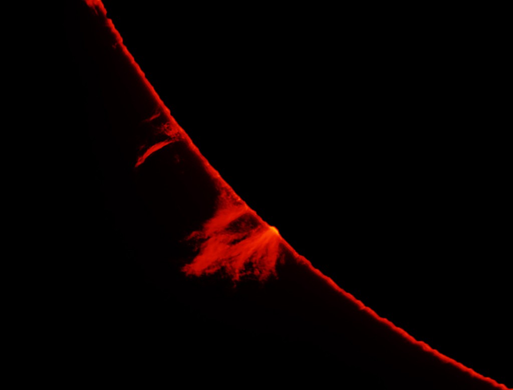 Large Solar Prominence | Randy Shivak - Sky & Telescope