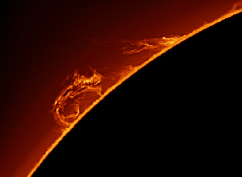 "Fire Eating Dragon" | Randy Shivak - Sky & Telescope