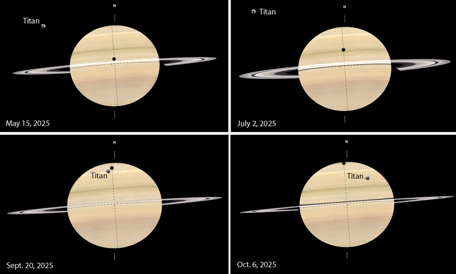 Titan Shadow Transit Season Underway - Sky & Telescope