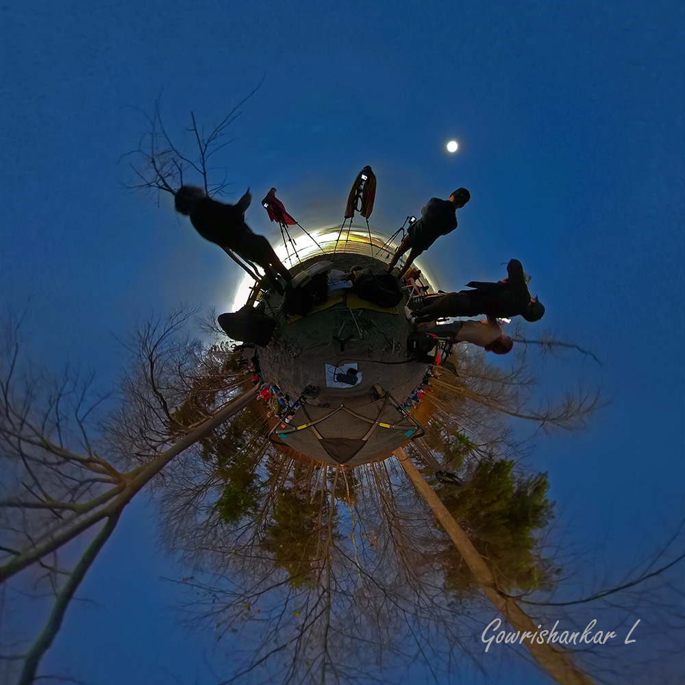 Totality MAX Eclipsed Little Planet (360 Degree Extreme Wide Angle ...
