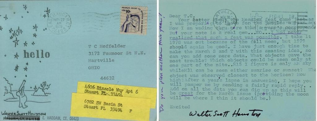 WSH Postcard | Tom Hoffelder - Sky & Telescope