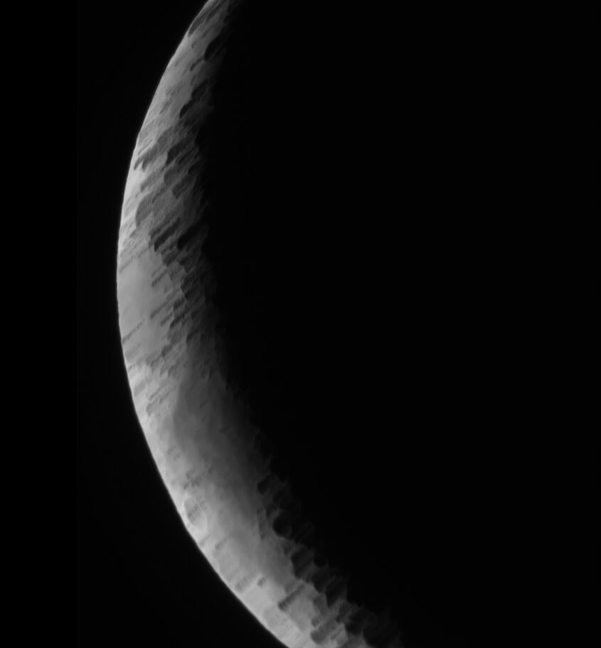 Early Waxing Crescent Moon - Sky & Telescope