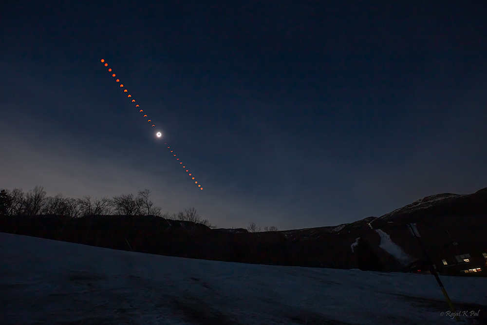 Total Solar Eclipse Sequence Composite from Stowe, VT - Sky & Telescope ...