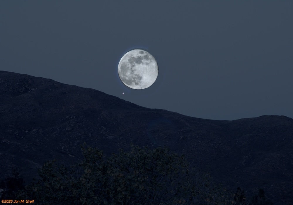 Full Wolf Man and Mars - Sky & Telescope - Sky & Telescope