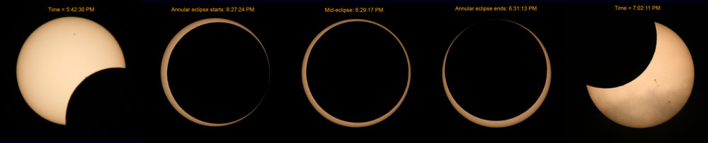 May 20th eclipse sequence strip | Nick Strobel - Sky & Telescope