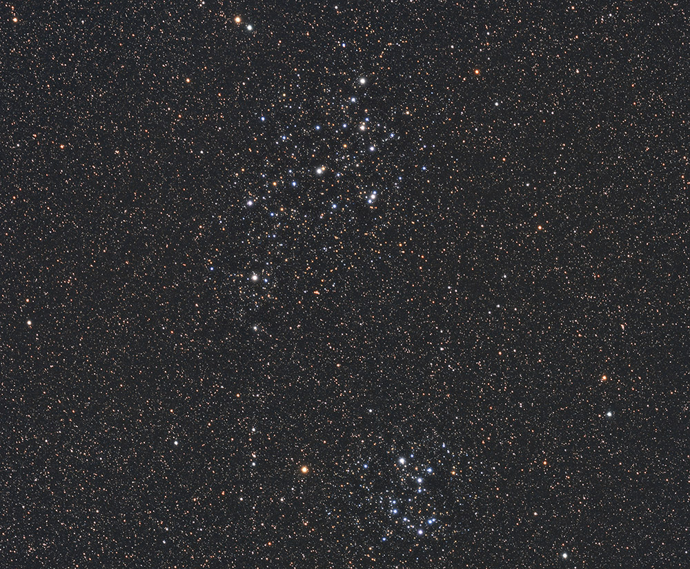 The open star cluster Collinder 394 (Cr 394) in the upper region, and ...