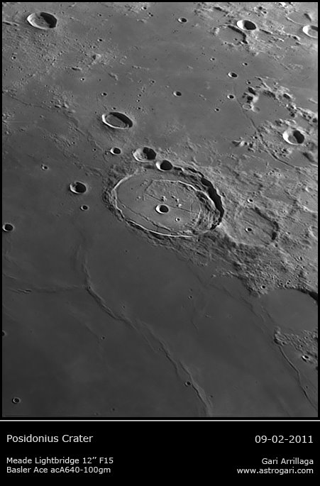 Posidonius crater | Gari Arrillaga - Sky & Telescope