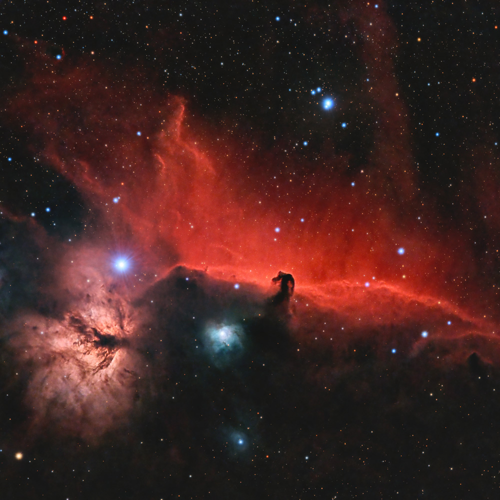 IC 434 and the Horsehead & Flame Nebulae - Sky & Telescope