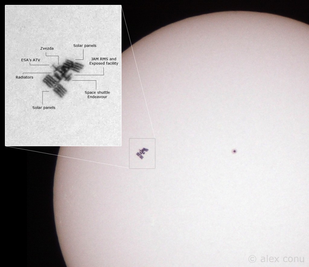 ISS transits the Sun | Alex Conu - Sky & Telescope - Sky & Telescope