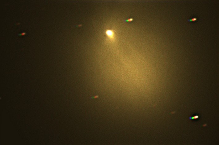 Nuclear area comet holmes | myron wasiuta - Sky & Telescope