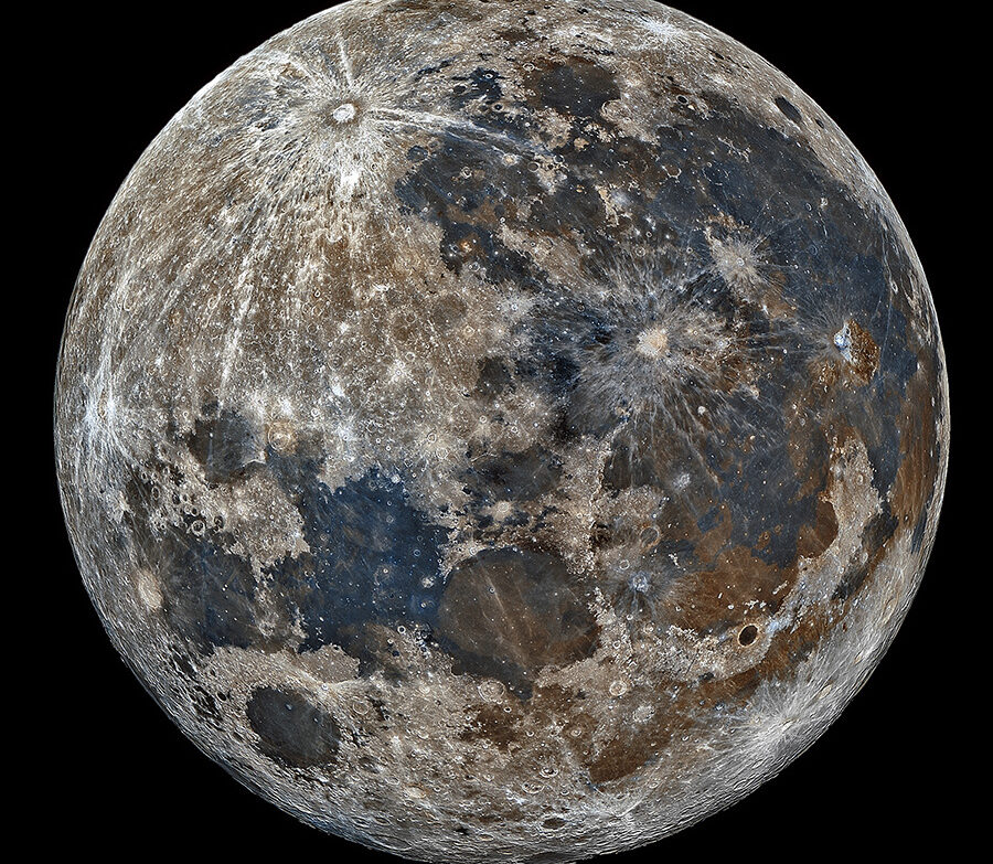 FULL MOON IN COLORS - Sky & Telescope - Sky & Telescope